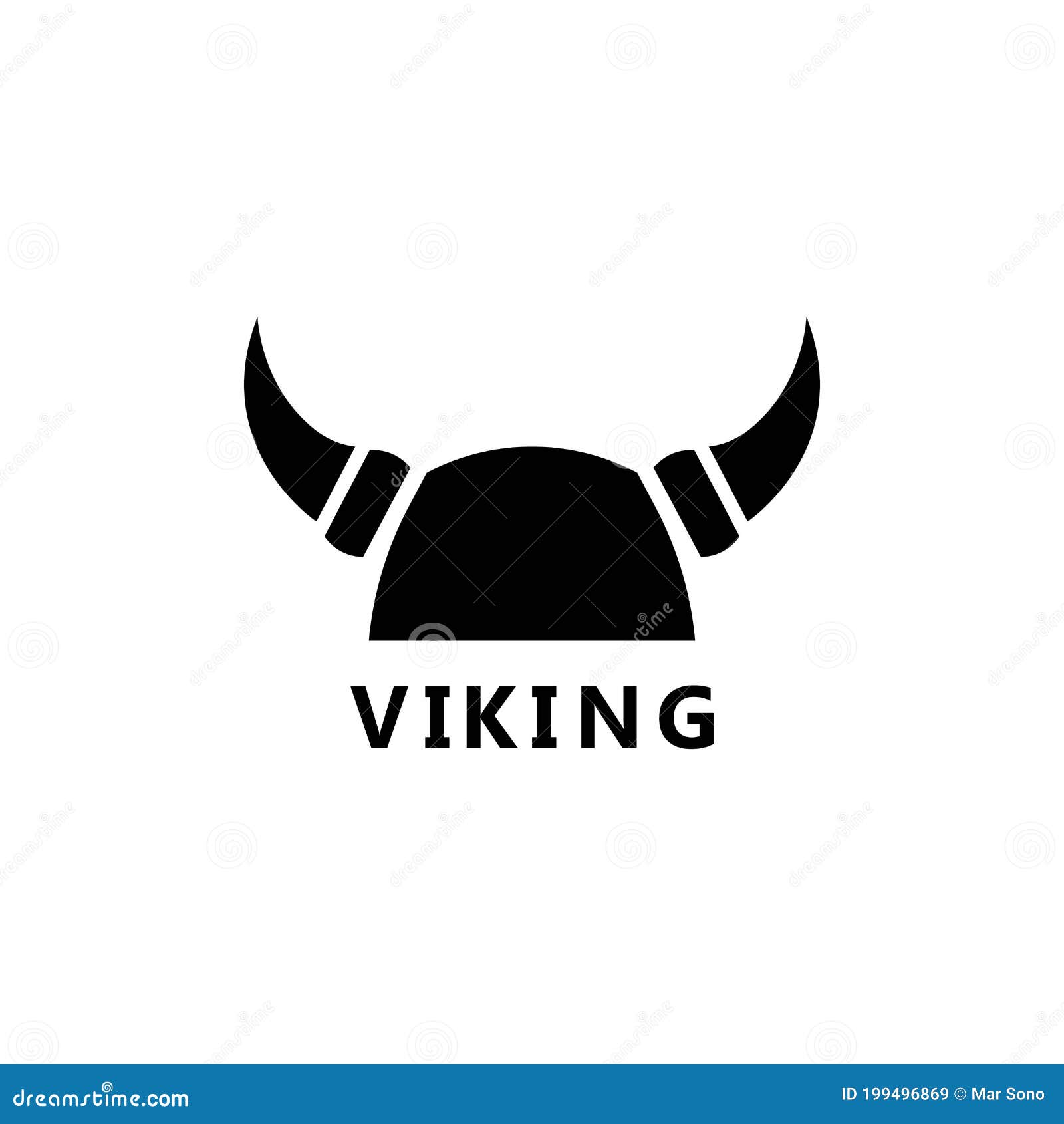 Viking Head Logo and Symbol Vector Image Stock Vector - Illustration of ...