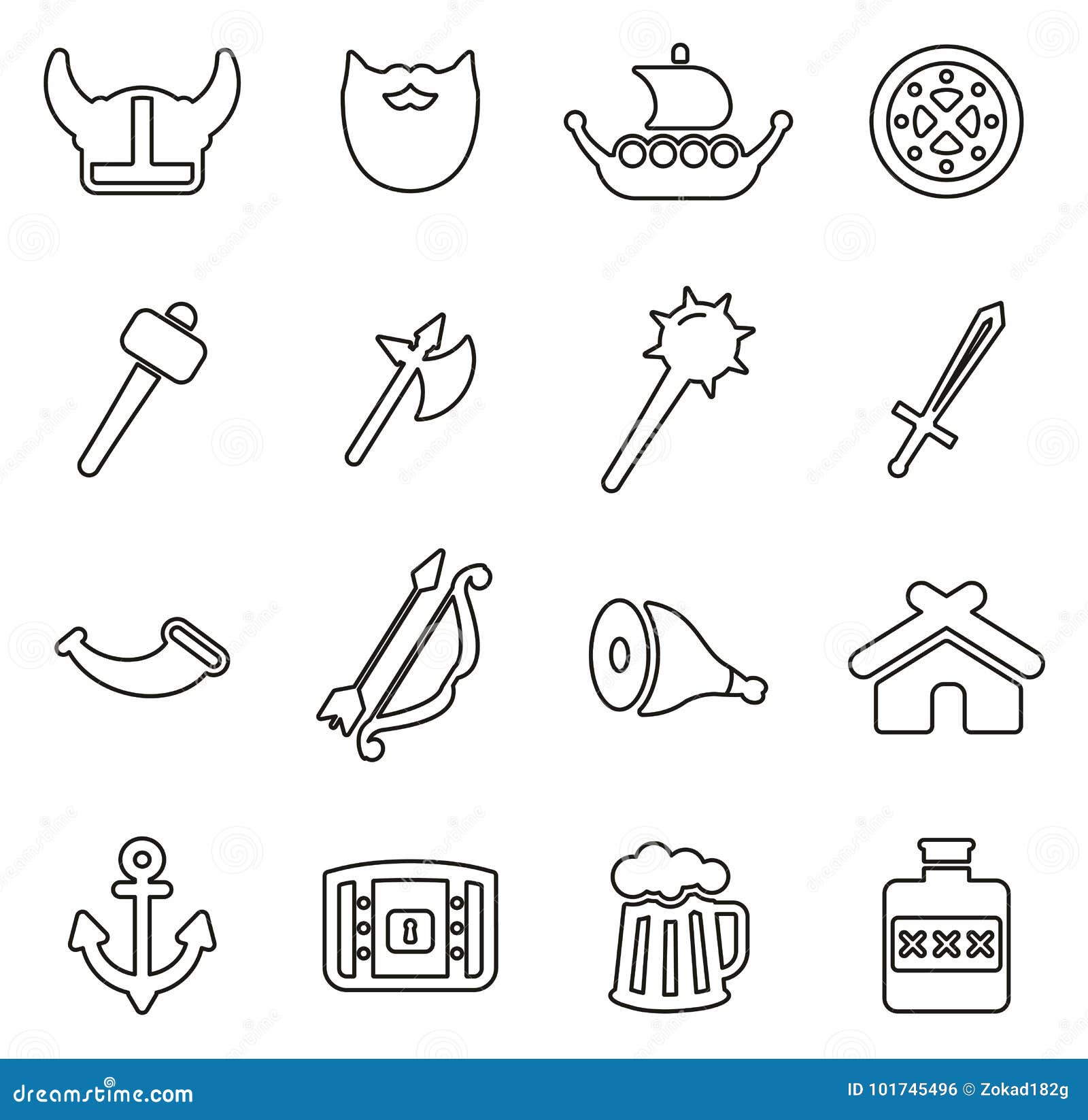 Viking With Loot Coloring Page For Kids Cartoon Vector | CartoonDealer ... Viking With Loot Coloring Page For Kids Cartoon Vector | CartoonDealer ...