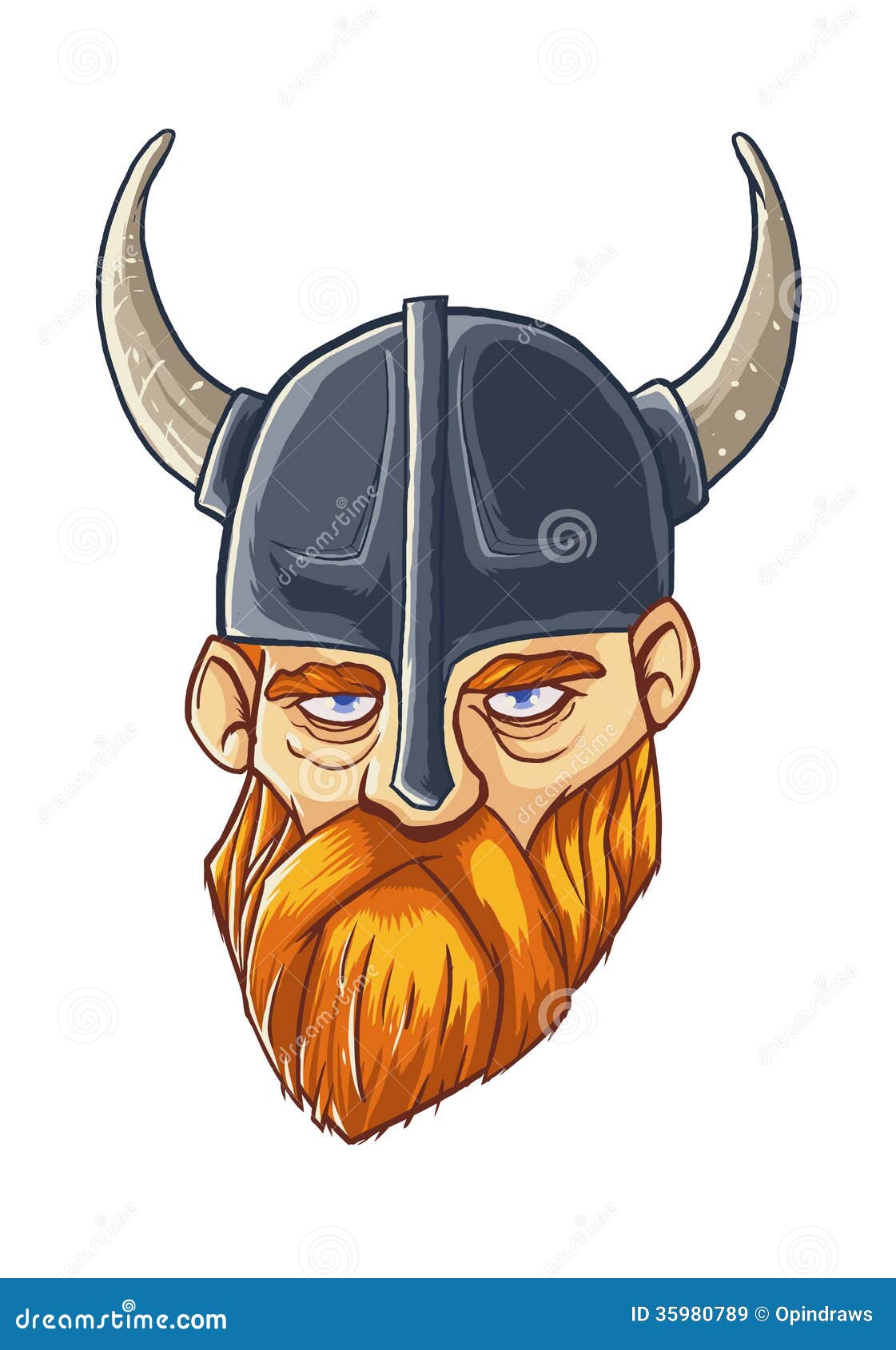 Viking stock vector. Illustration of cartoon, male, barbarian - 35980789