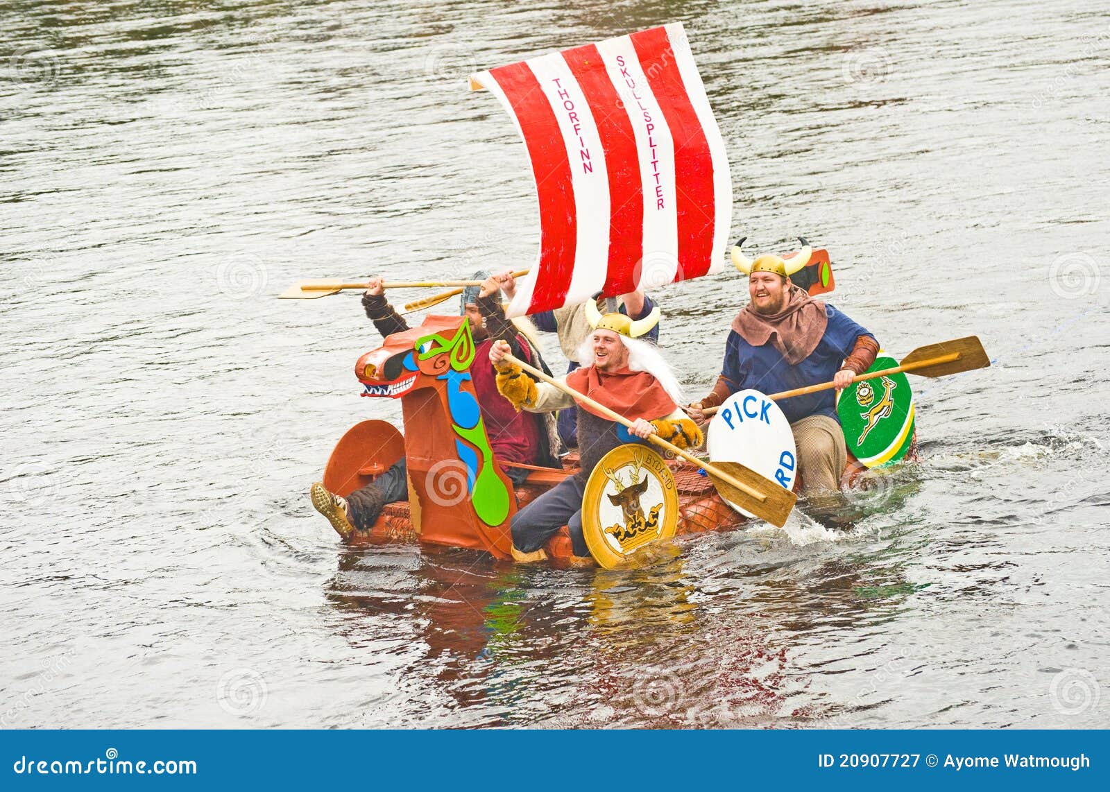 Viking Invasion ? No Raft Race. Editorial Photography - Image of royal ...