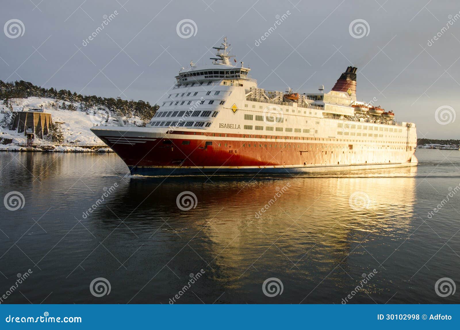 Viking Line - MS Isabella editorial stock photo. Image of gulf - 30102998