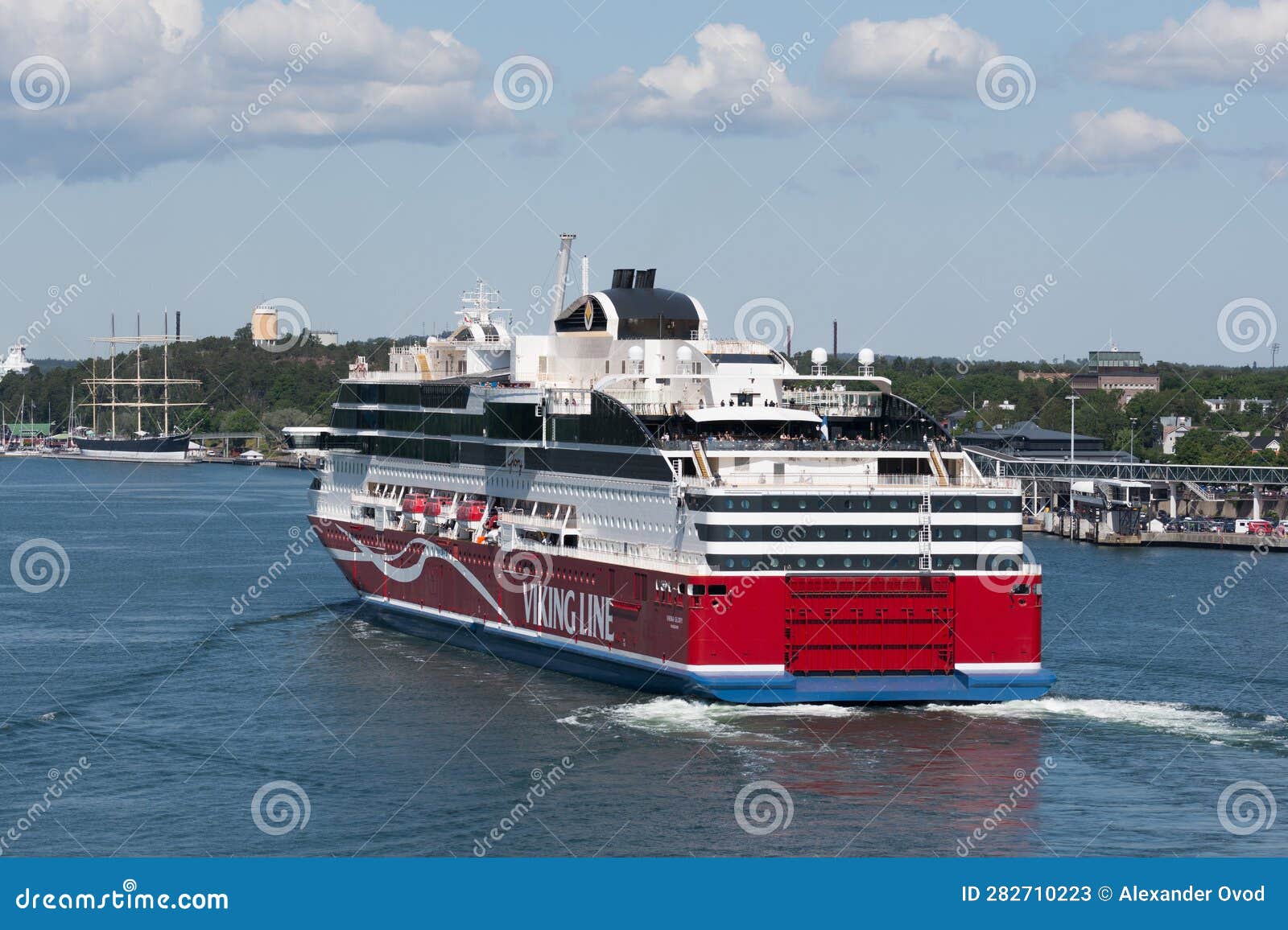 Viking Line MS Viking Glory from Behind Editorial Stock Photo - Image ...