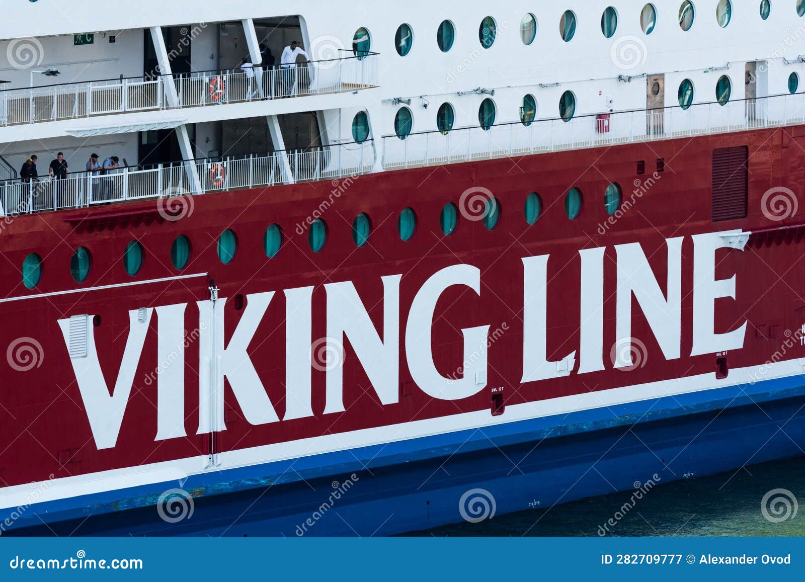 Viking Line ship logo text editorial photography. Image of porthole ...