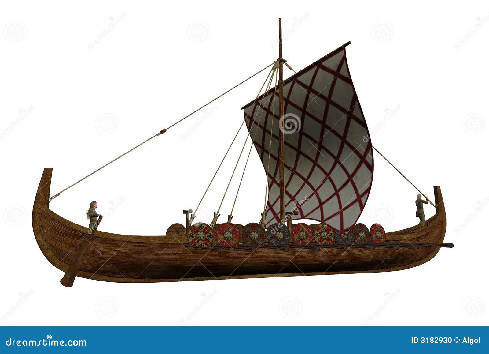 Viking Longship stock illustration. Illustration of boat - 3182930