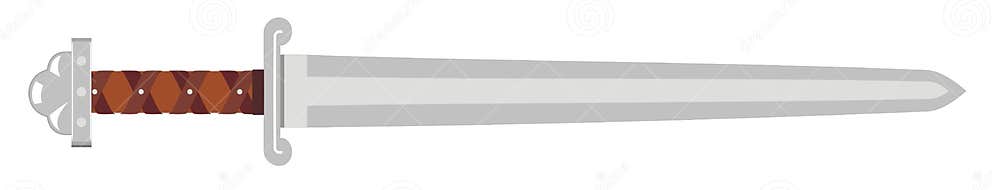 Viking s sword stock vector. Illustration of viking, razor - 7339646