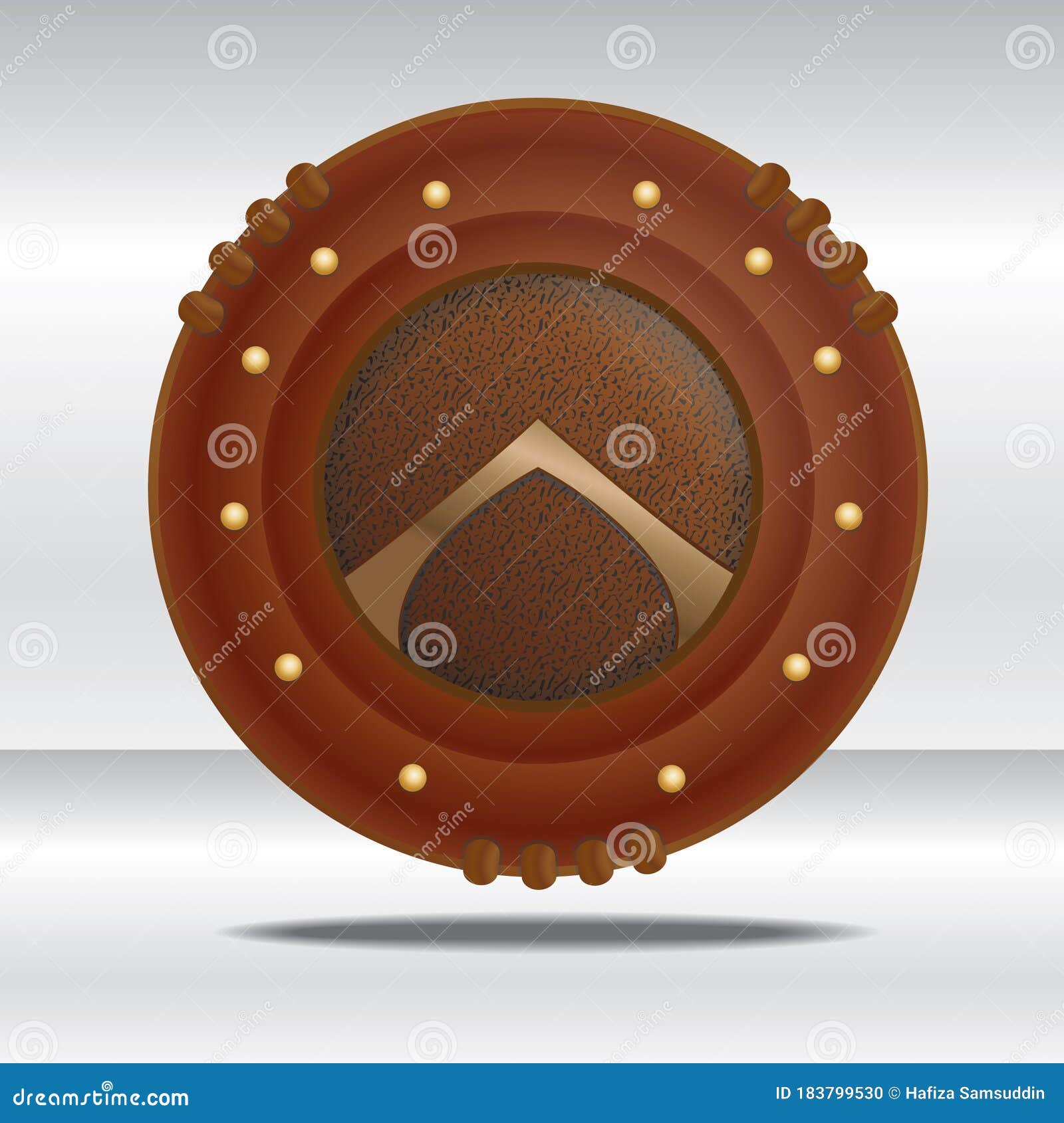 Viking Shield. Vector Illustration Decorative Background Design Stock ...