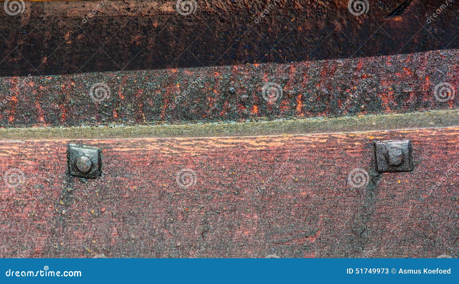 Viking Ship Clinker Built Detail with Nails Stock Image - Image of ...
