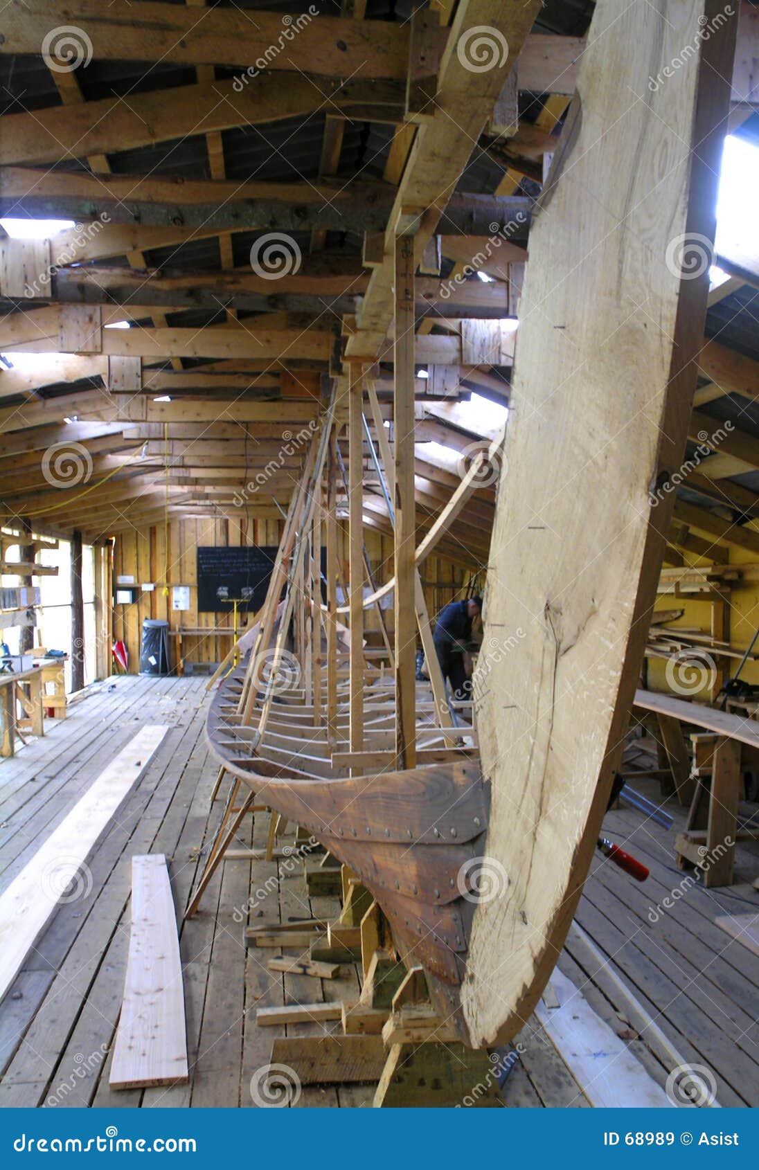 Viking ship copy stock image. Image of danish, denmark, ancient - 68989