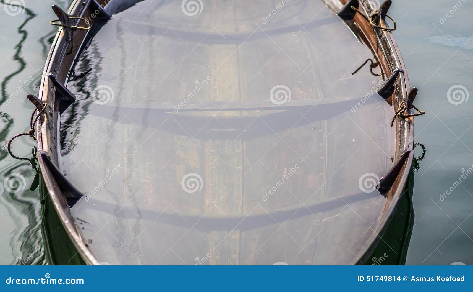 Viking Ship Like Boat Taking in Water Stock Photo - Image of gone ...
