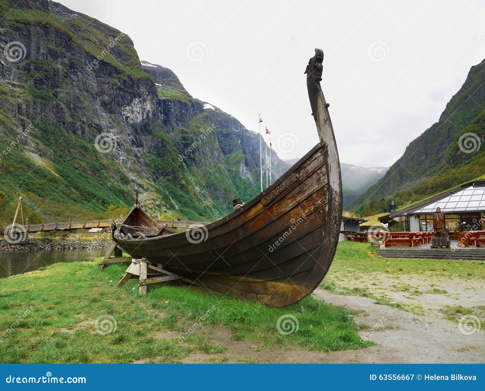 Viking statek fotografia editorial. Obraz złożonej z drewniany - 63556667