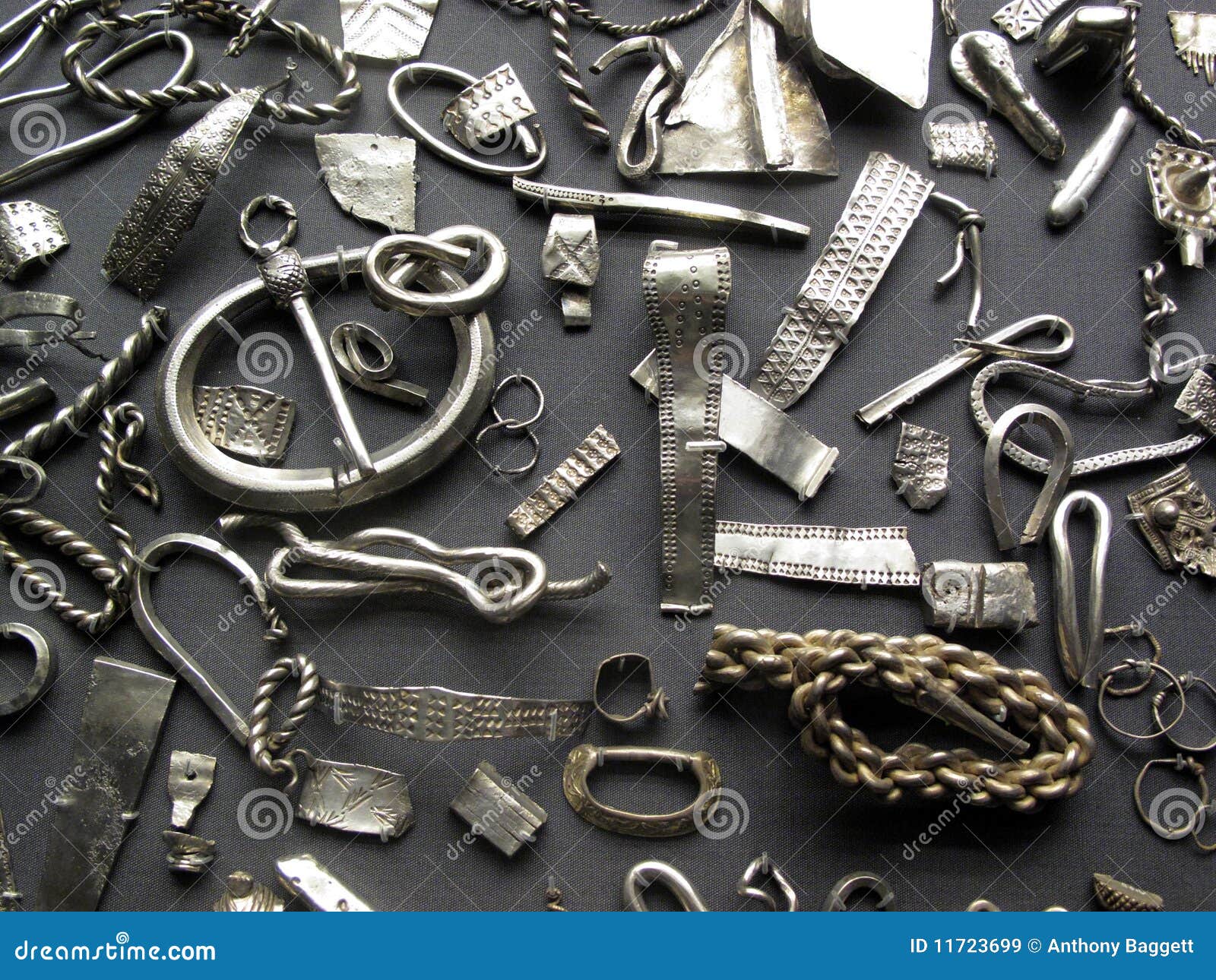 Viking Treasure Hoard editorial stock image. Image of medieval - 11723699