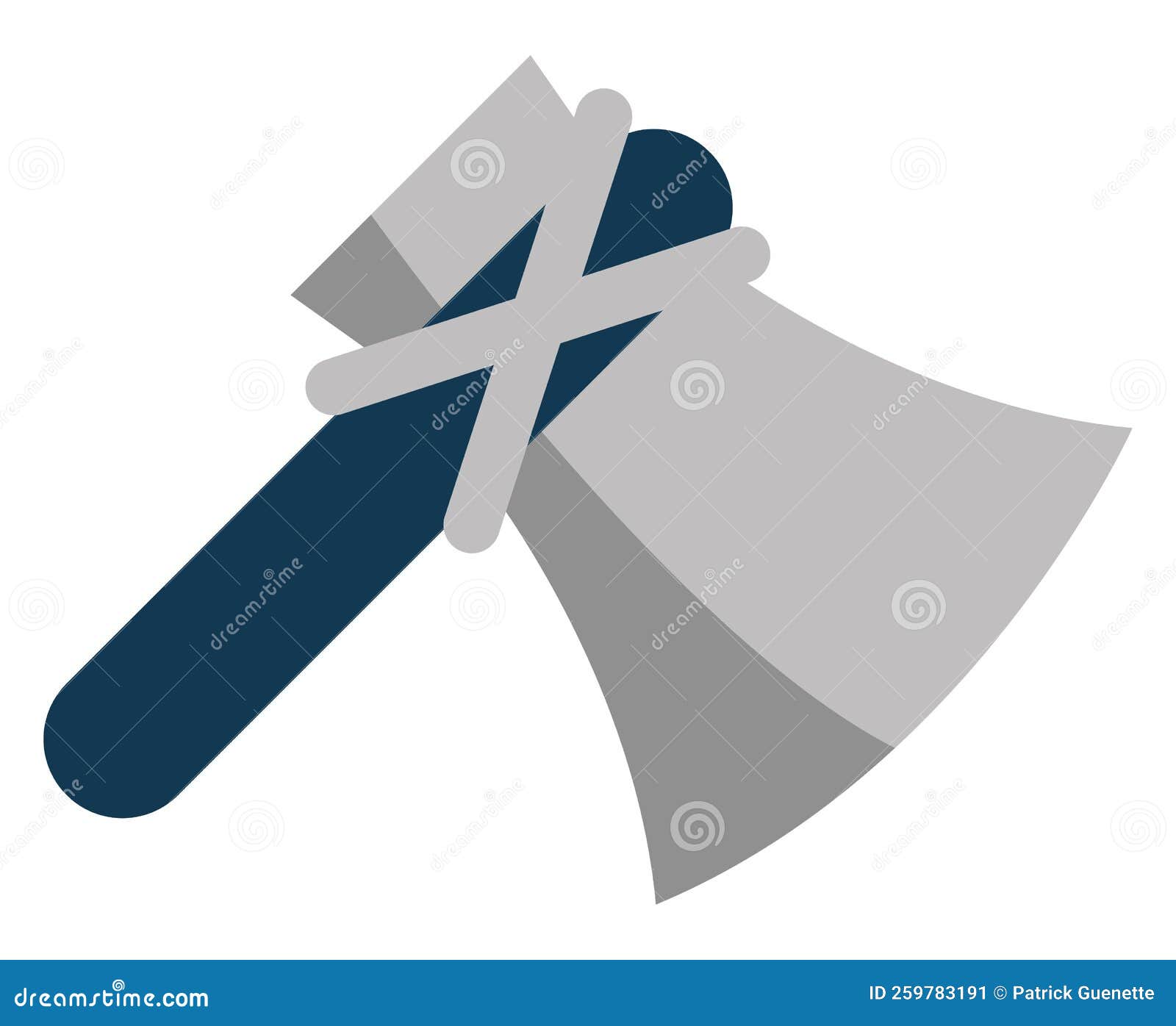 Viking Axe Weapon Warrior Vector Illustration. Battle War Nordic Viking ...