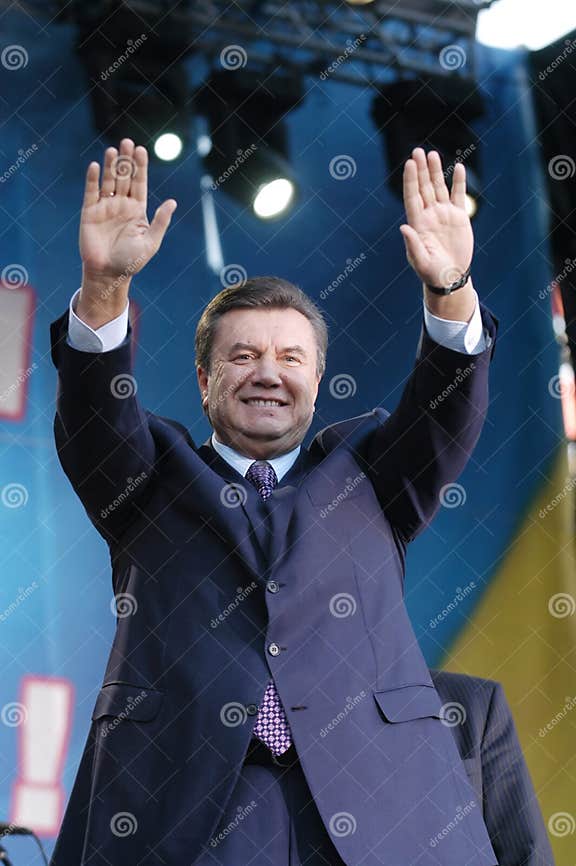 Viktor Yanukovych photo stock éditorial. Image du kiev - 7191838