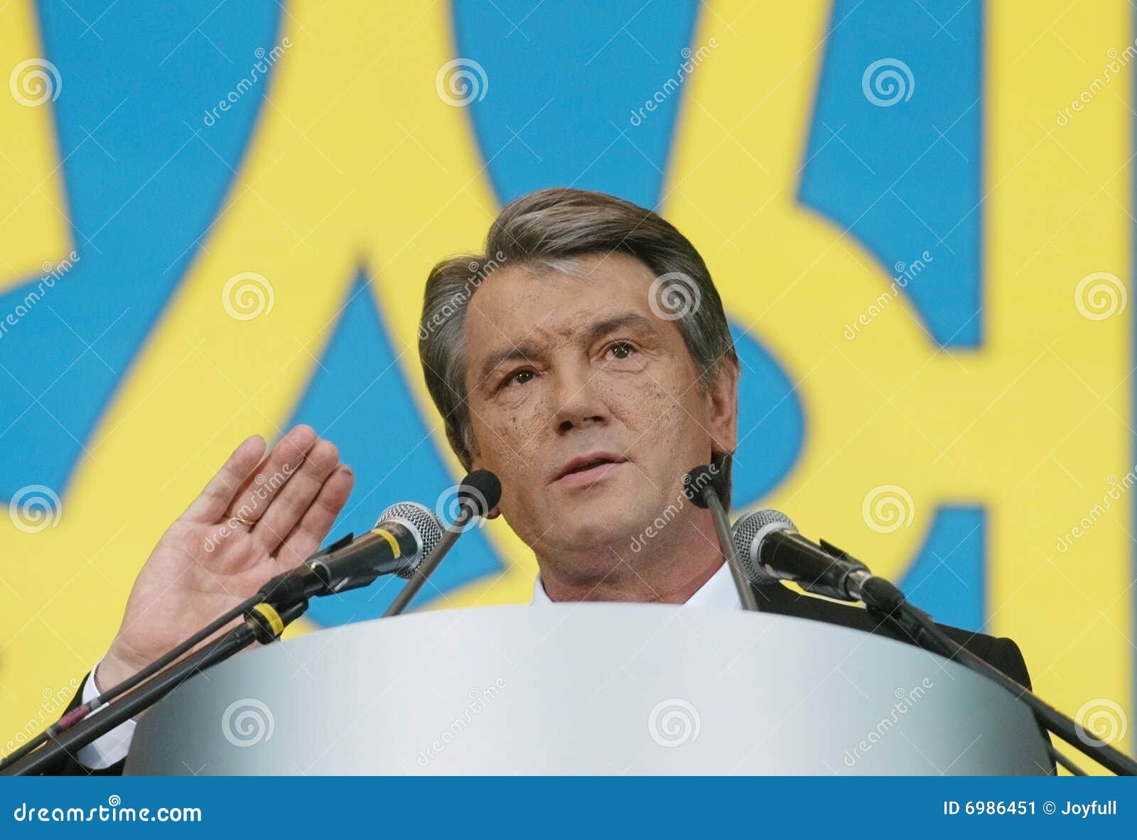 Viktor Yushchenko editorial photo. Image of person, vote - 6986451