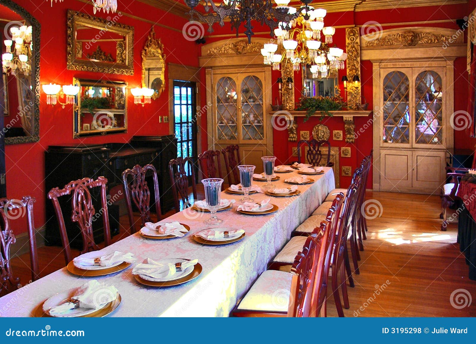 Viktorianisches Bankett stockfoto. Bild von viktorianisch - 3195298