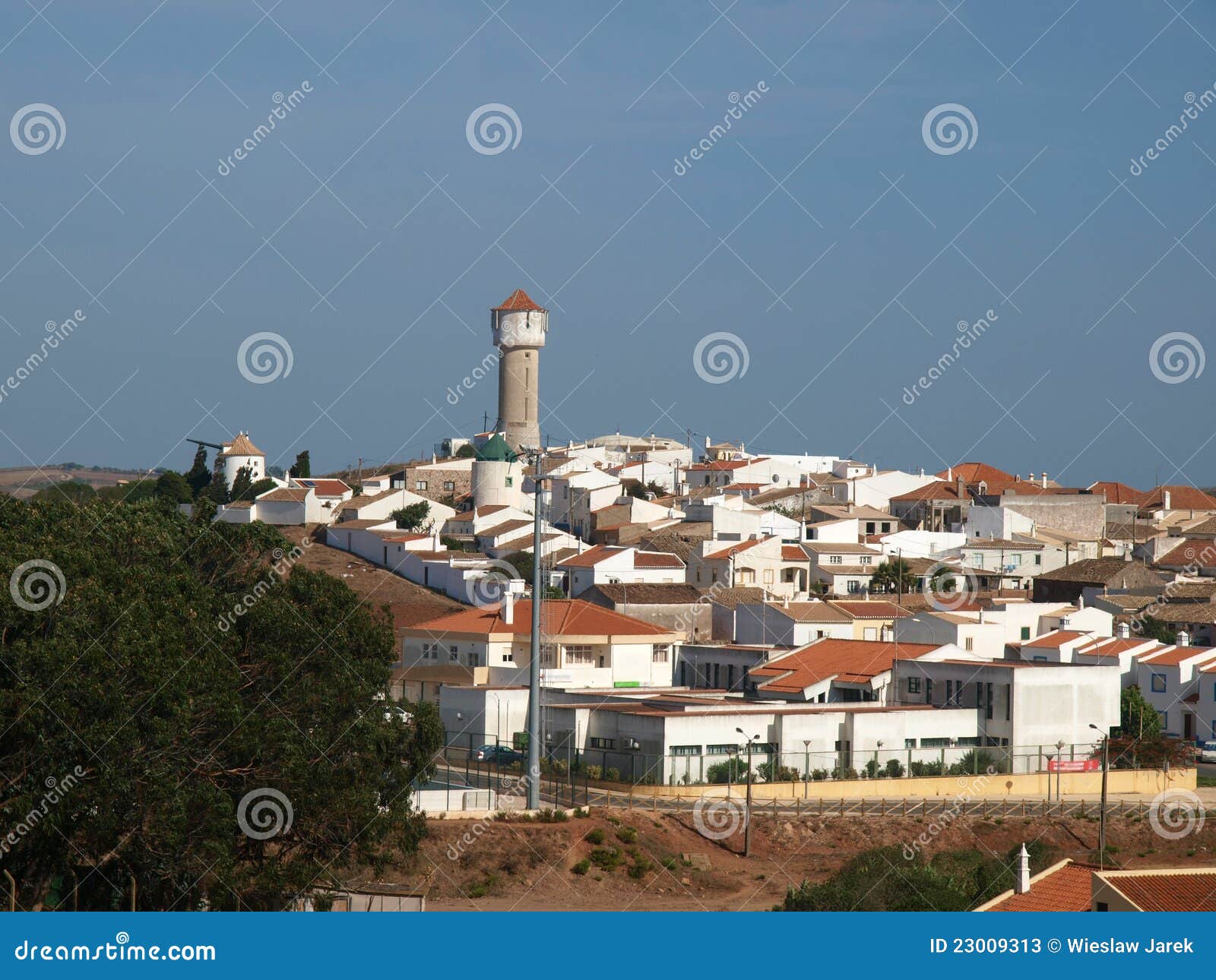 Vila Do Bispo - a Charming Little Town in the Alga Stock Image - Image ...