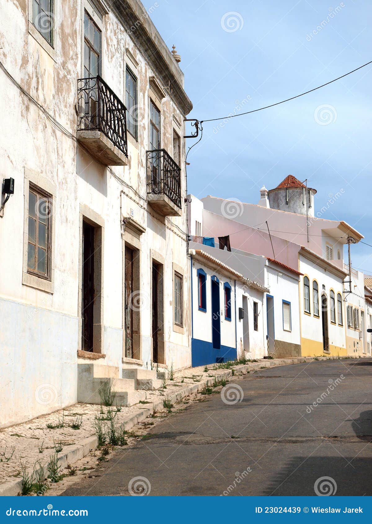 Vila Do Bispo - a Charming Little Town in the Alga Stock Image - Image ...