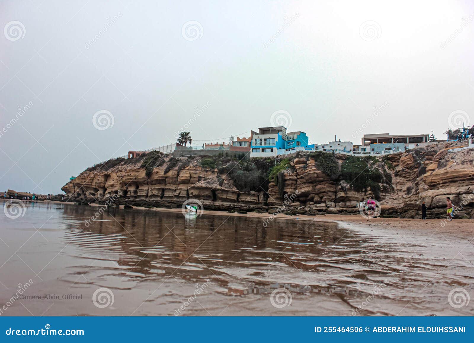 Vilag imsouane beach stock photo. Image of harbor, vacation - 255464506