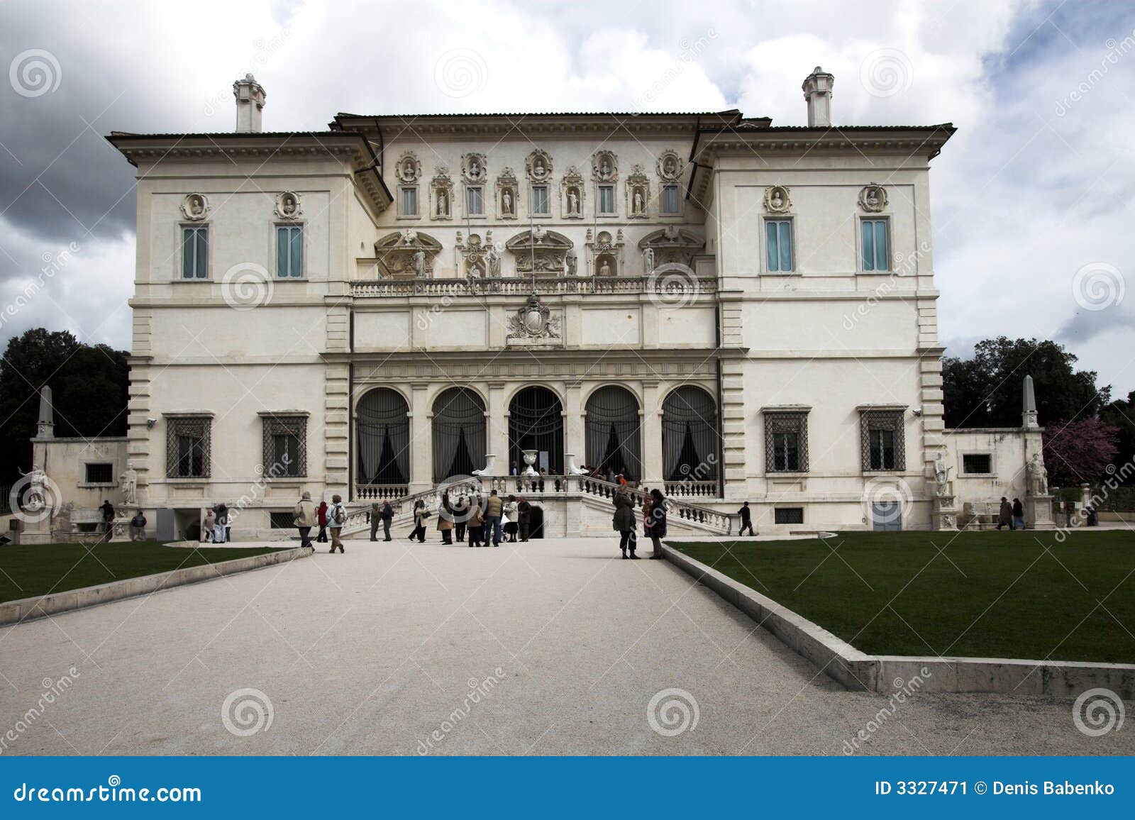 Villa Borghese, Galleria Borgh Editorial Photo - Image of inscription ...