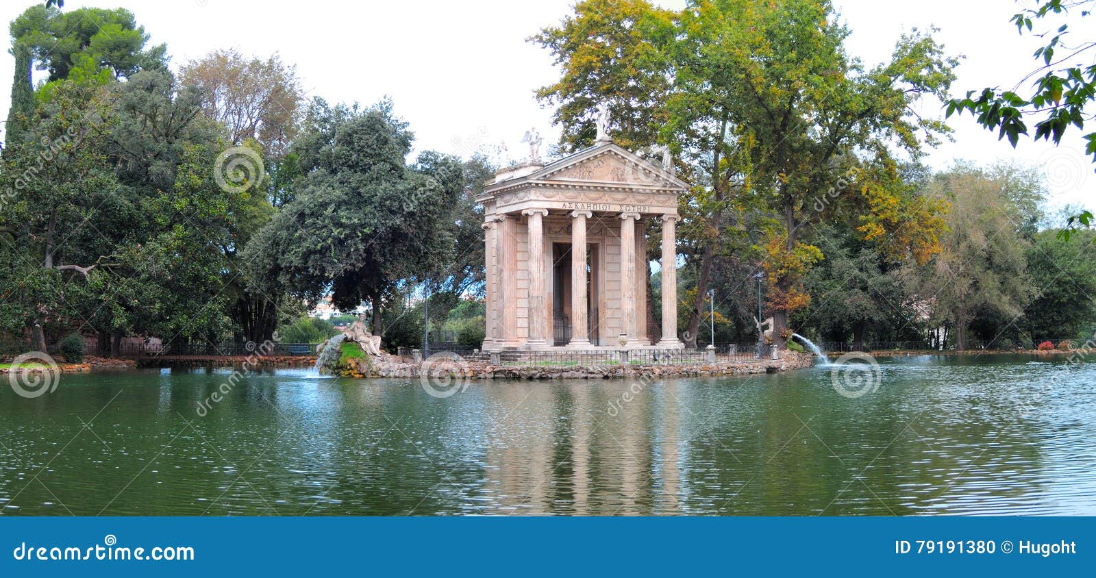 Villa Borghese Gardens, Rome Italy Stock Photo - Image of gardens ...