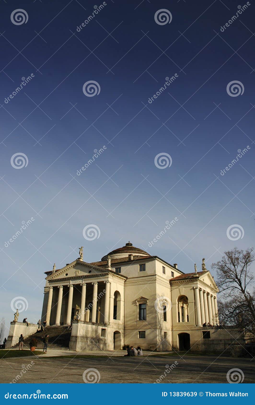 Villa Capra Called The Rotonda Built By The Venetian Architect Andrea ...