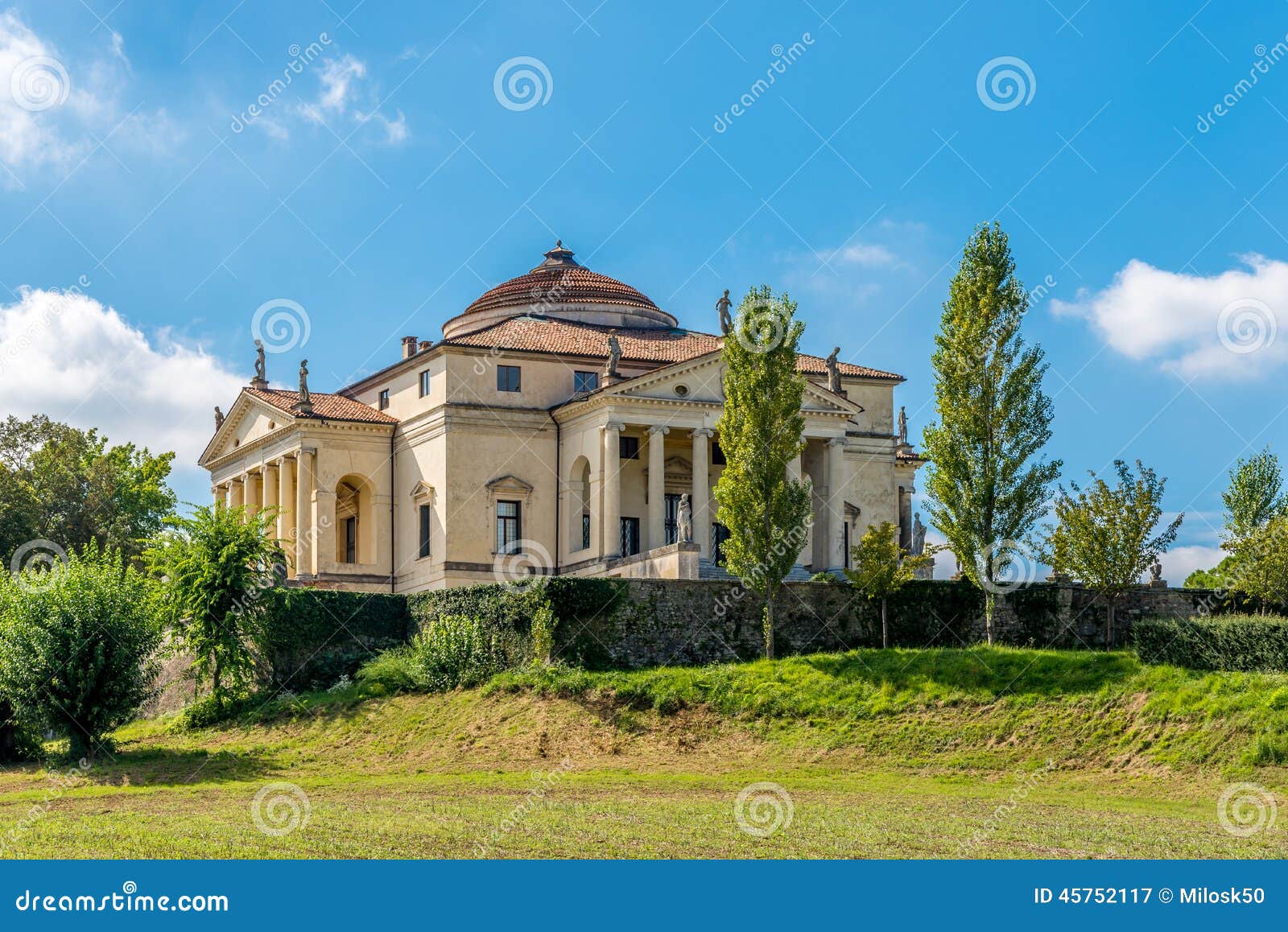 Villa Capra `La Rotonda` Designed By Palladio Photographed In The Early ...