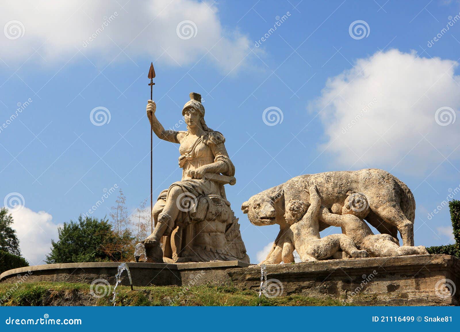 Villa d`Este, Tivoli stock image. Image of romul, europe - 21116499