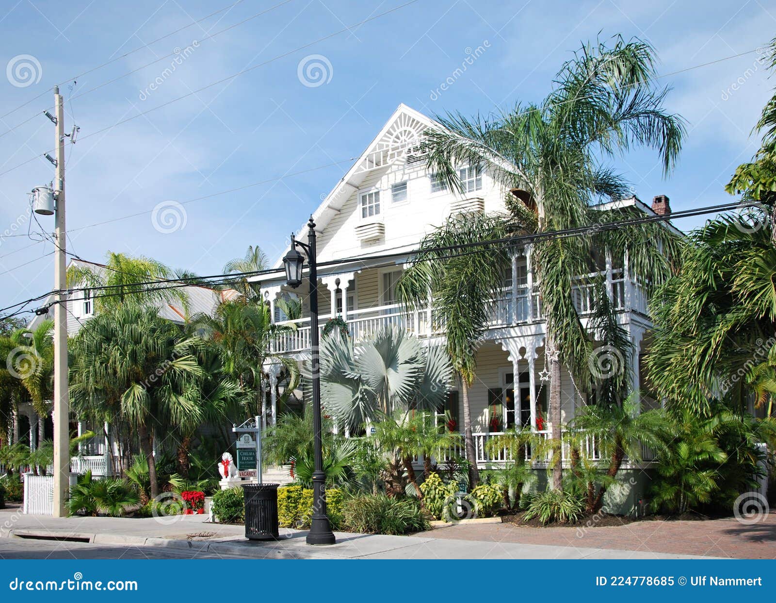Villa in Downtown Key West, Florida Keys Stock Image - Image of ...