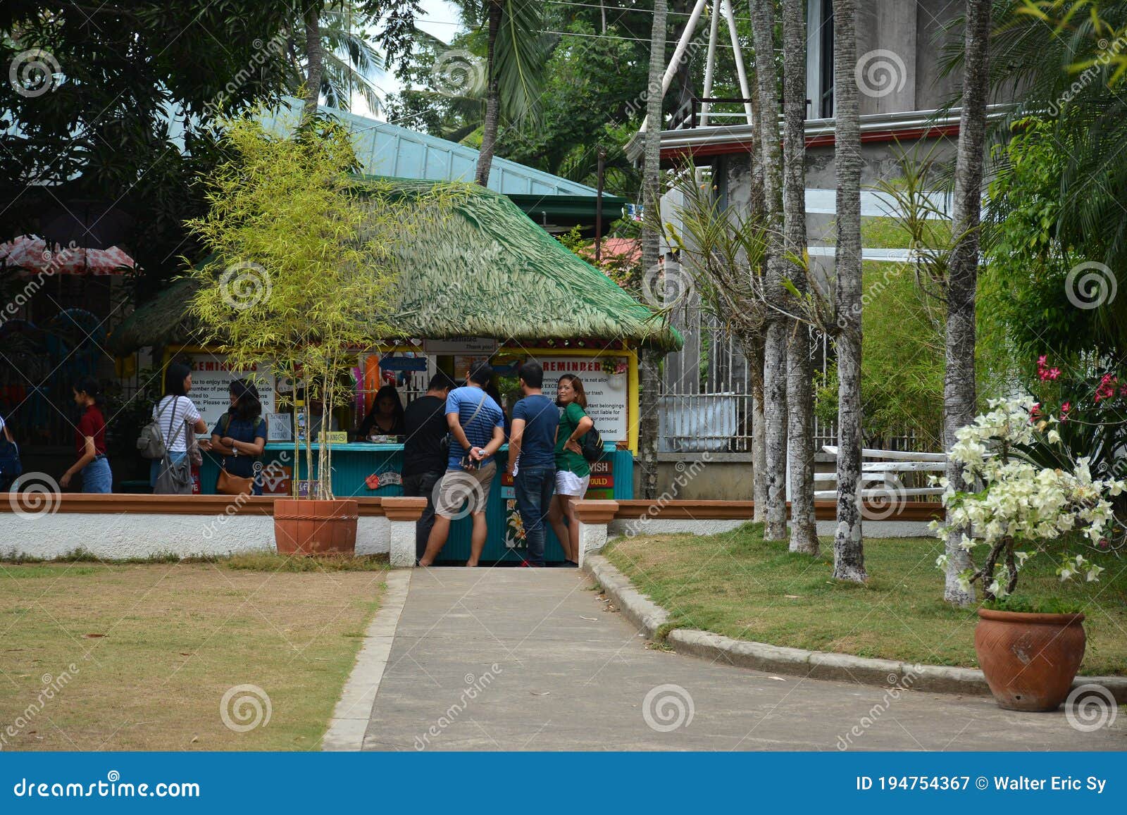 Villa Jovita Resort Pathway in Batangas, Philippines Editorial ...