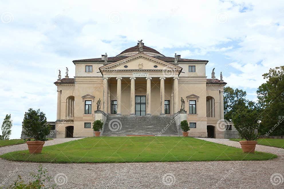 Villa La Rotonda stock photo. Image of palace, facade - 18898910