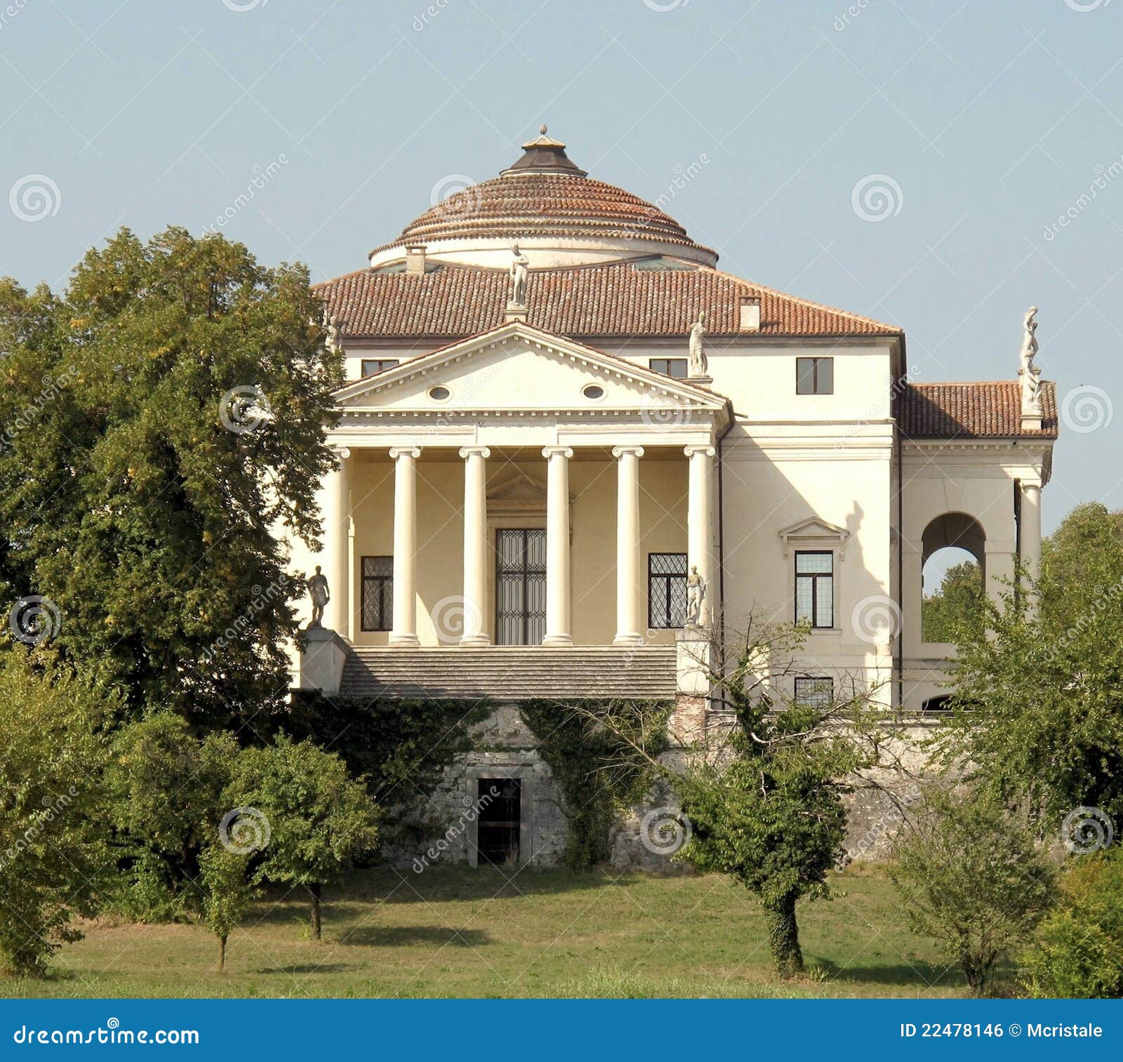 Villa Capra `La Rotonda` Designed By Palladio Photographed In The Early ...