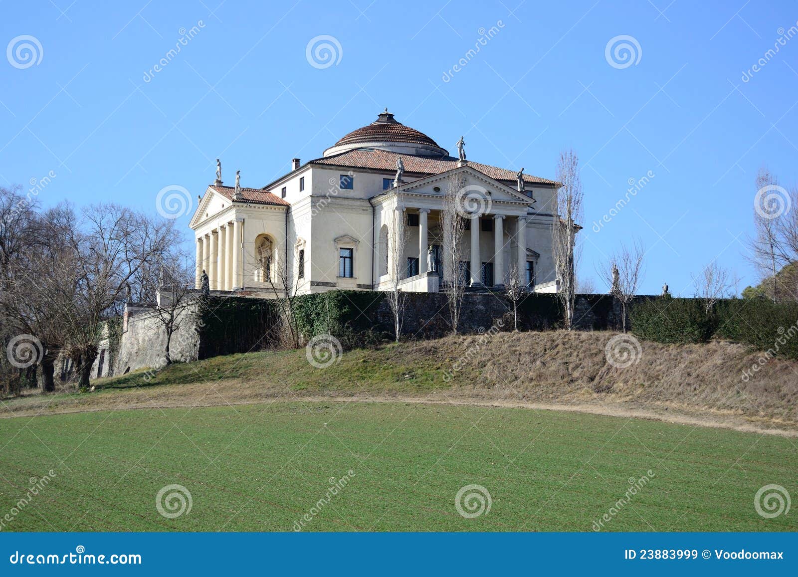 Villa la rotonda stock image. Image of home, palladio - 23883999