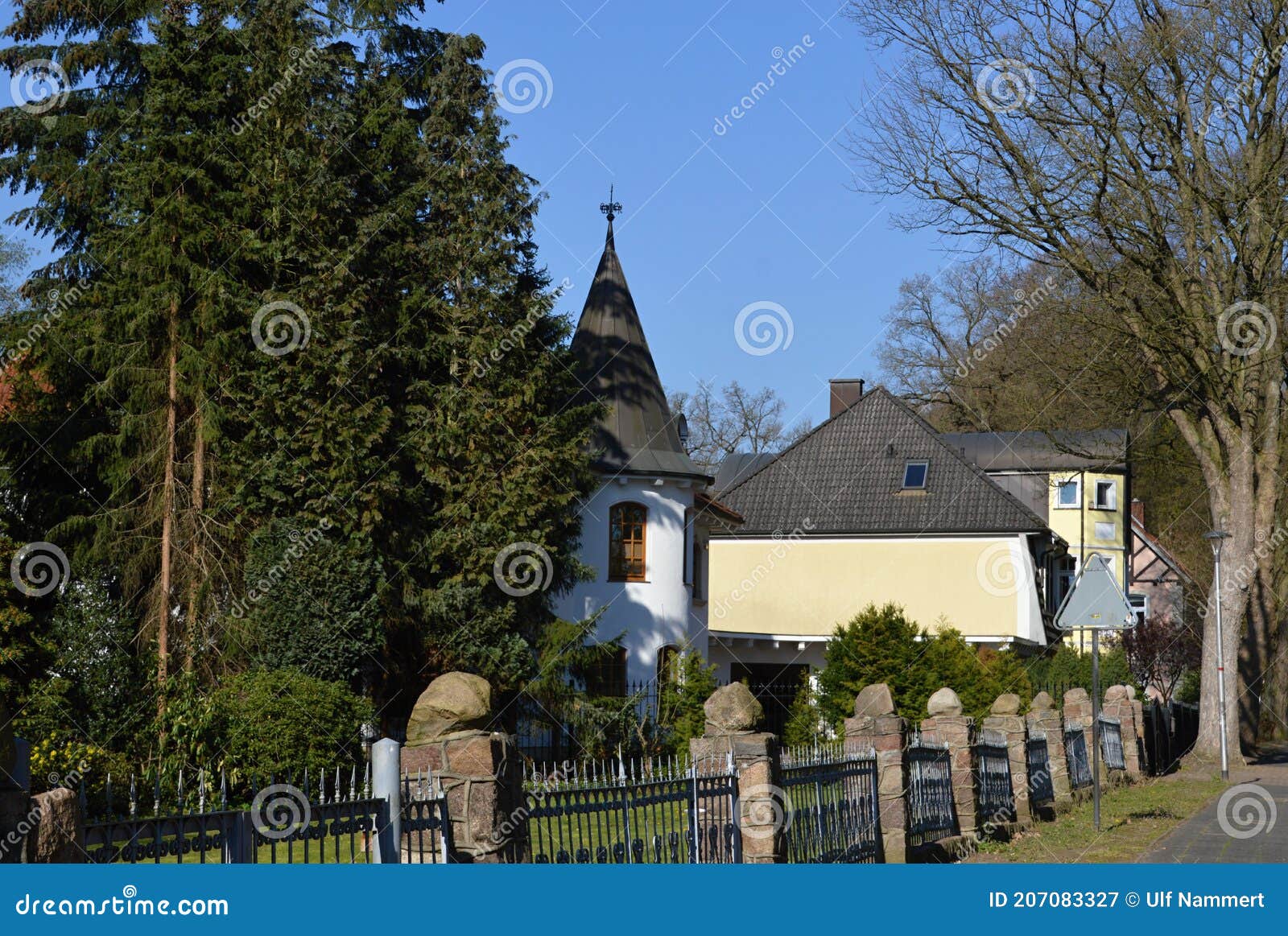 Villa in the Old Town of Walsrode, Lower Saxony Stock Image - Image of ...