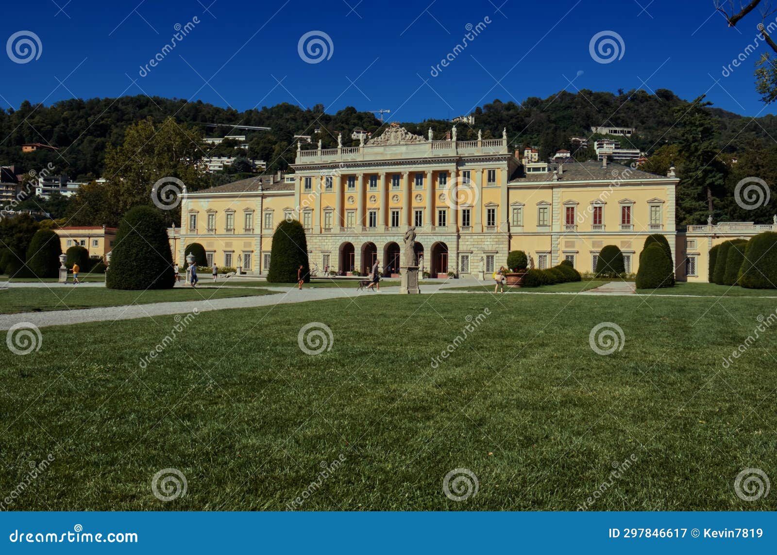 Villa Olmo in the City of Como Stock Image - Image of architecture ...