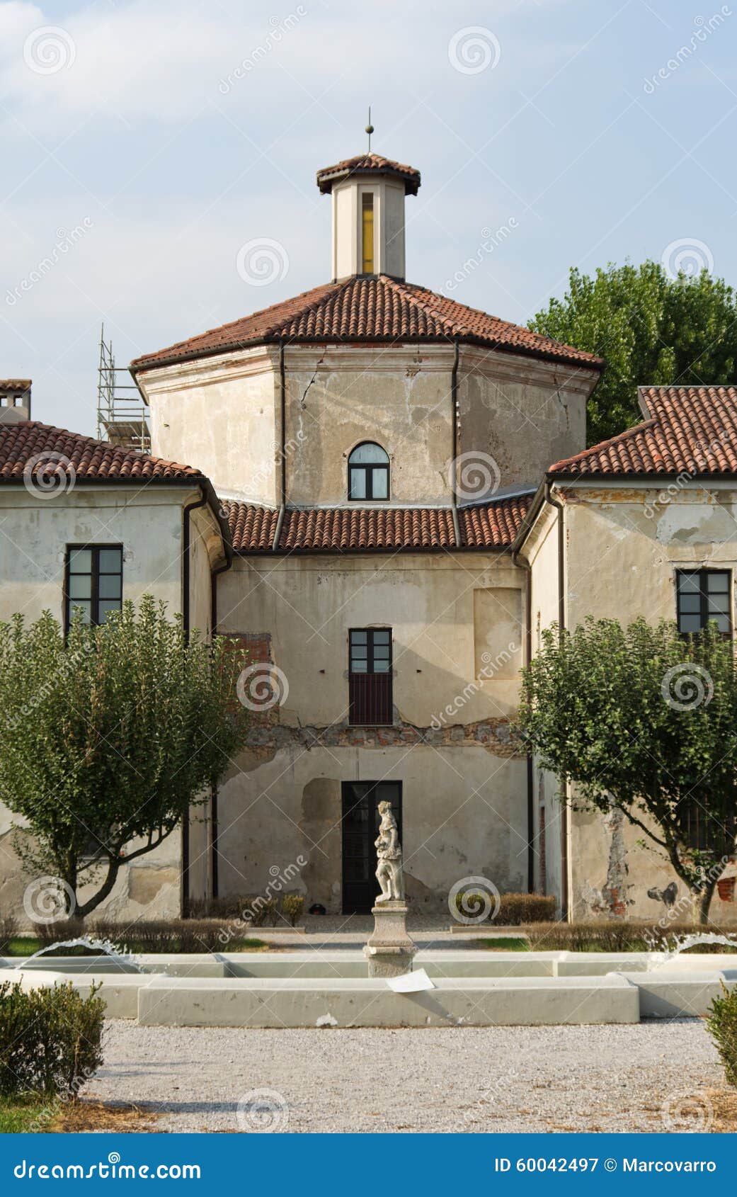 Villa Picchetta XVI Building in Cameri Stock Image - Image of villa ...