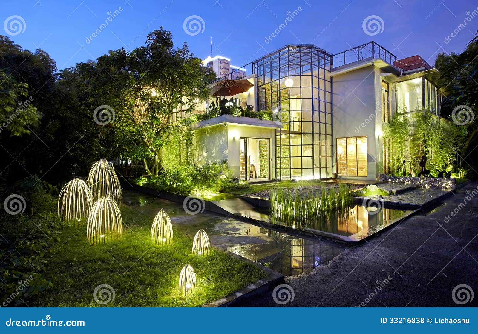 Villa Studios stock photo. Image of architecture, plant - 33216838