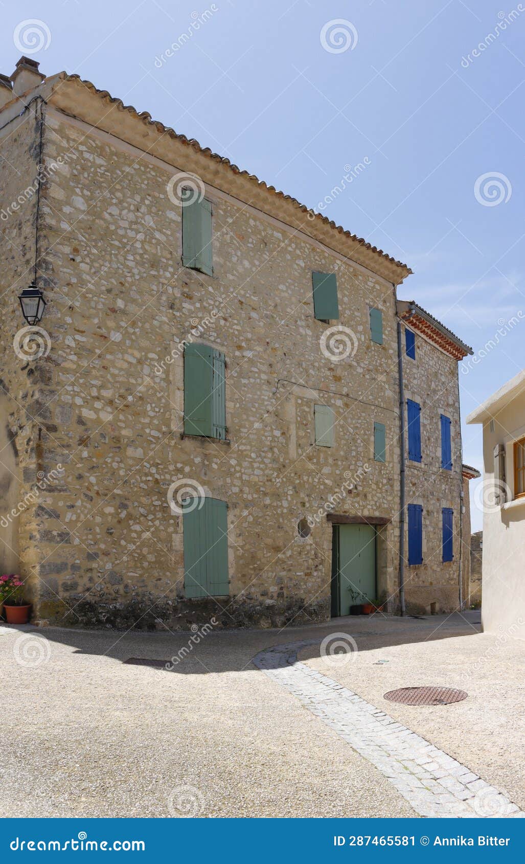 Village Aurel in France stock image. Image of village - 287465581
