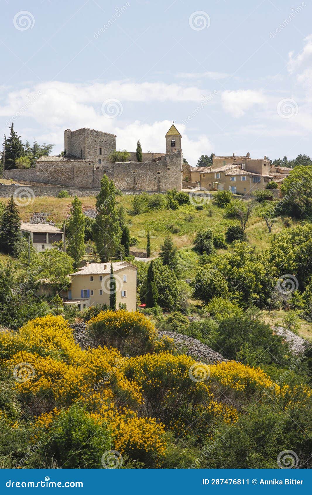Village Aurel in France stock image. Image of france - 287476811