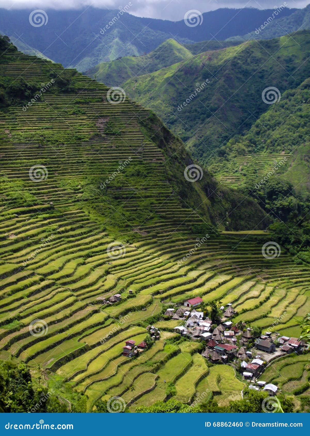 Village of batad stock photo. Image of nature, mountain - 68862460