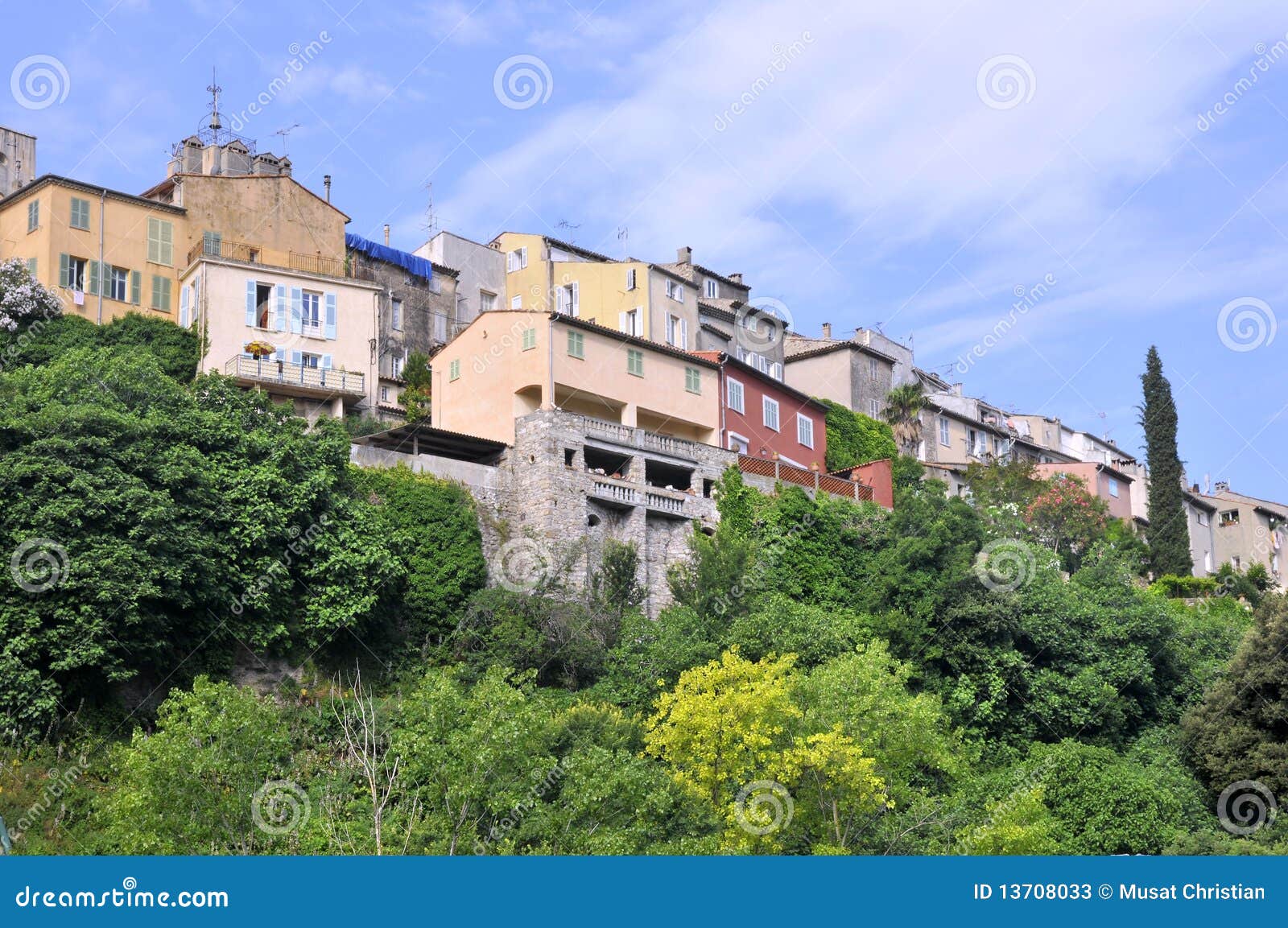 Village of Biot in France stock image. Image of mediterranean - 13708033