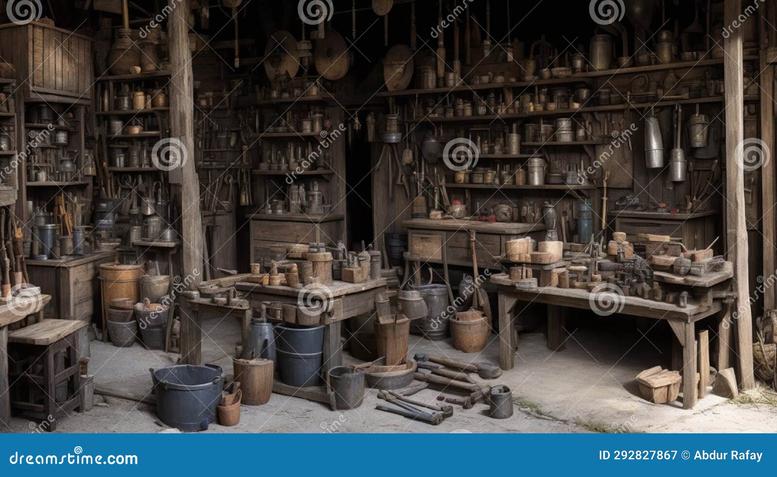 The Village Blacksmiths Shop Still Stands Its Doors Open To Visitors To Witness Traditional ...