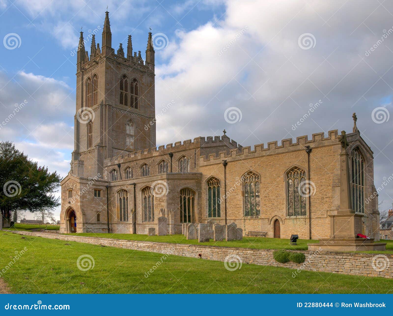 Village Church England stock photo. Image of clouds, black - 22880444
