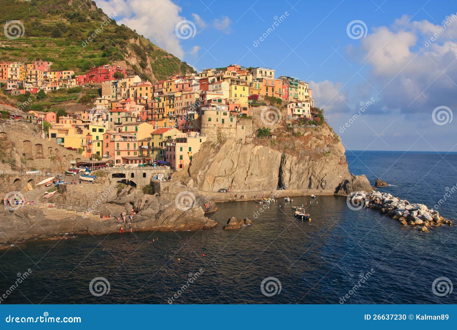 Village at coast stock photo. Image of mountain, coastline - 26637230
