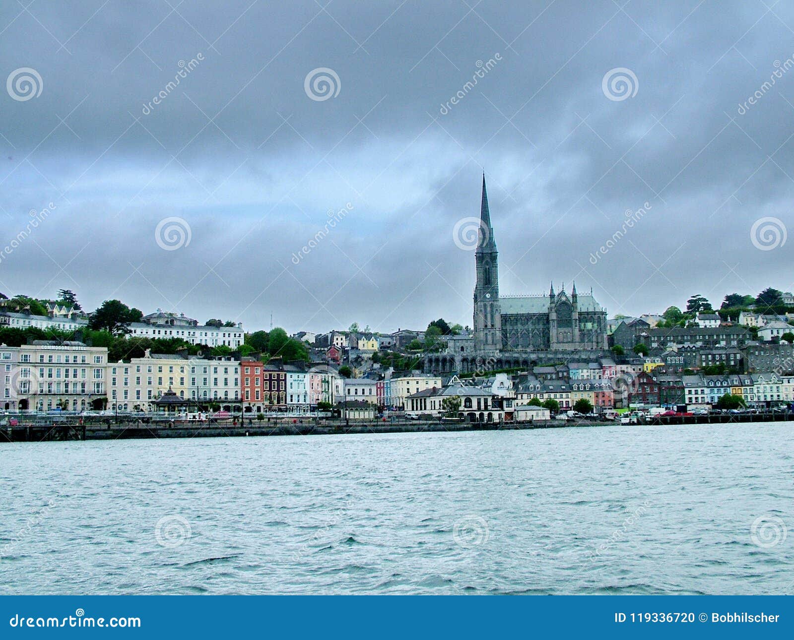 Cobh waterfront stock photo. Image of ireland, townscape - 119336720
