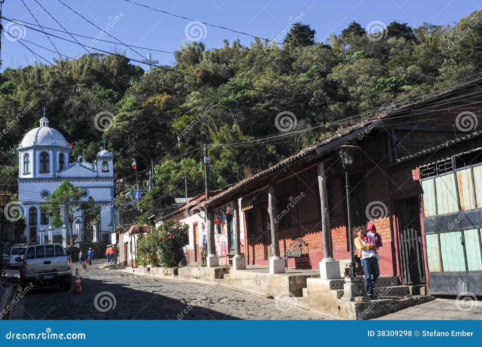The Village of Conception De Ataco on El Salvador Editorial Stock Photo ...