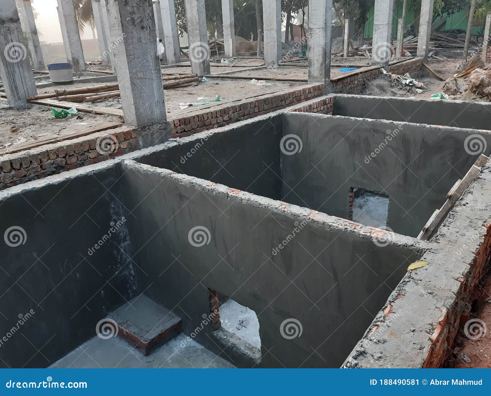 Village Constructions Shit Tank Stock Image - Image of shit, tank ...