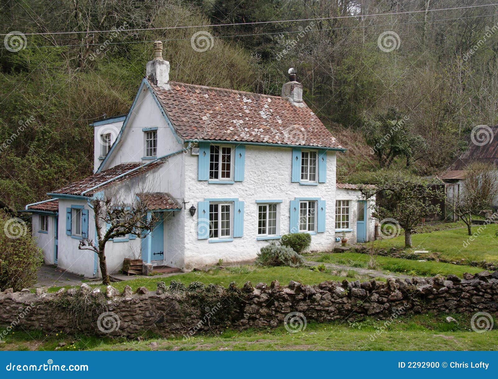 Village Cottage stock photo. Image of architecture, shutters - 2292900