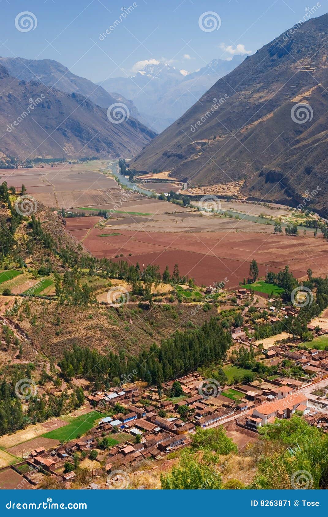 Village of Coya, Sacred Valley, Cusco, Peru Stock Image - Image of ...