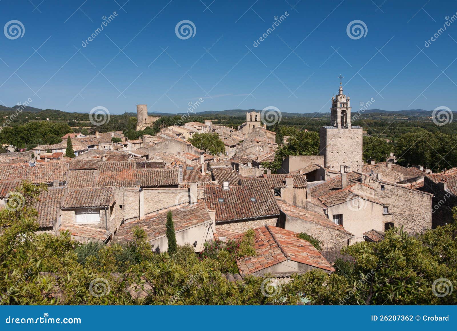 Village of Cucuron in Provence Stock Photo - Image of village, dazur ...