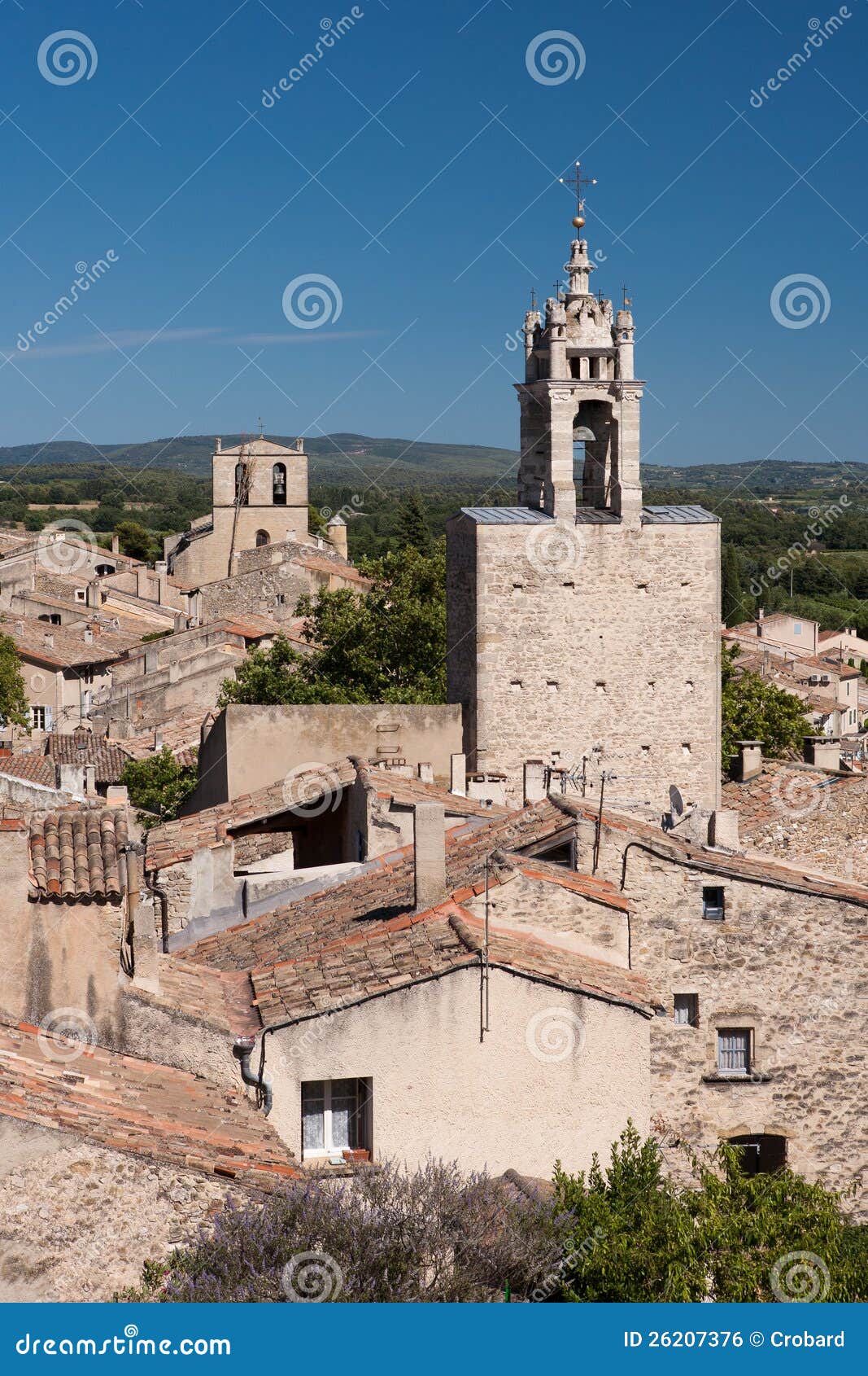 Village of Cucuron in Provence Stock Photo - Image of cote, alpes: 26207376